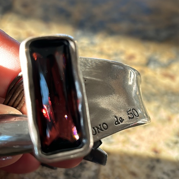 UNO de 50 | Jewelry | Uno De 5 Swarovski Silver Adjustable Leather ...